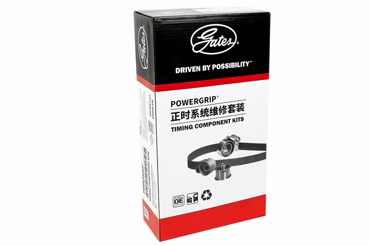 Комплект ремня ГРМ CHINA ORIGINAL GATES усиленный для 8-клапанных ВАЗ 2108-21099, 2110-2112, 2113-2115, Лада Калина, Приора, Гранта, Калина 2 в комплектации Стандарт, Ока