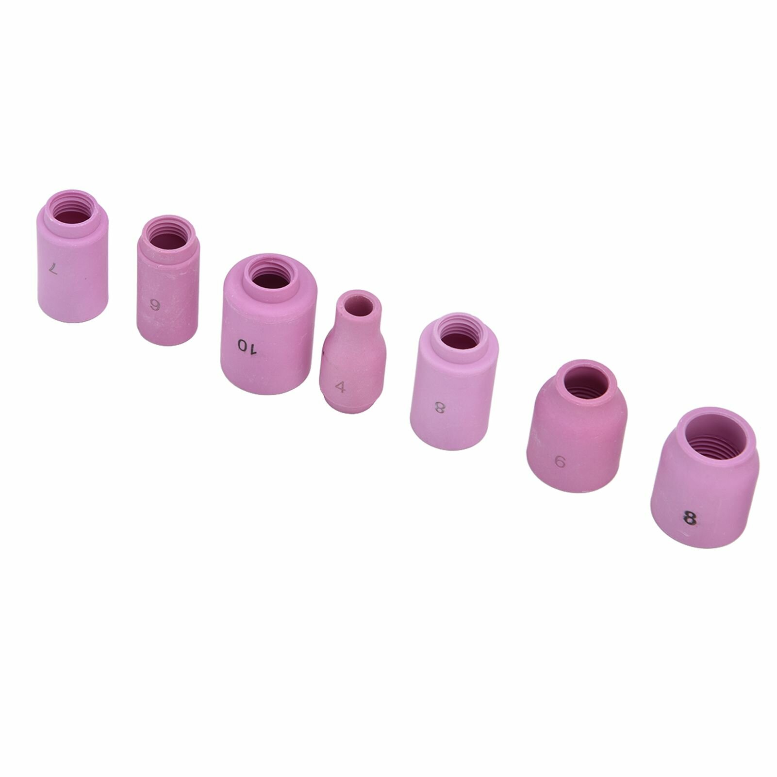 46 шт. комплект газовых линз TIG, цанговый корпус, разные размеры для WP9/20/25, аксессуары для сварочной горелки TIG