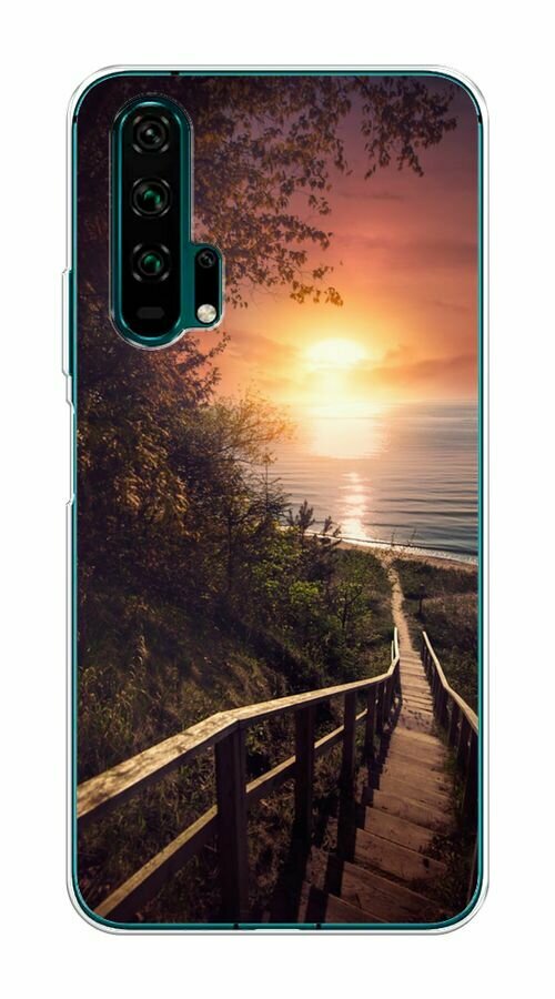 Чехол на Honor 20 Pro / Хонор 20 Про с принтом "Мост у воды"