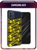 Чехол на Samsung Galaxy A03 / Самсунг Галакси А03 с принтом "Warning!", прозрачн...