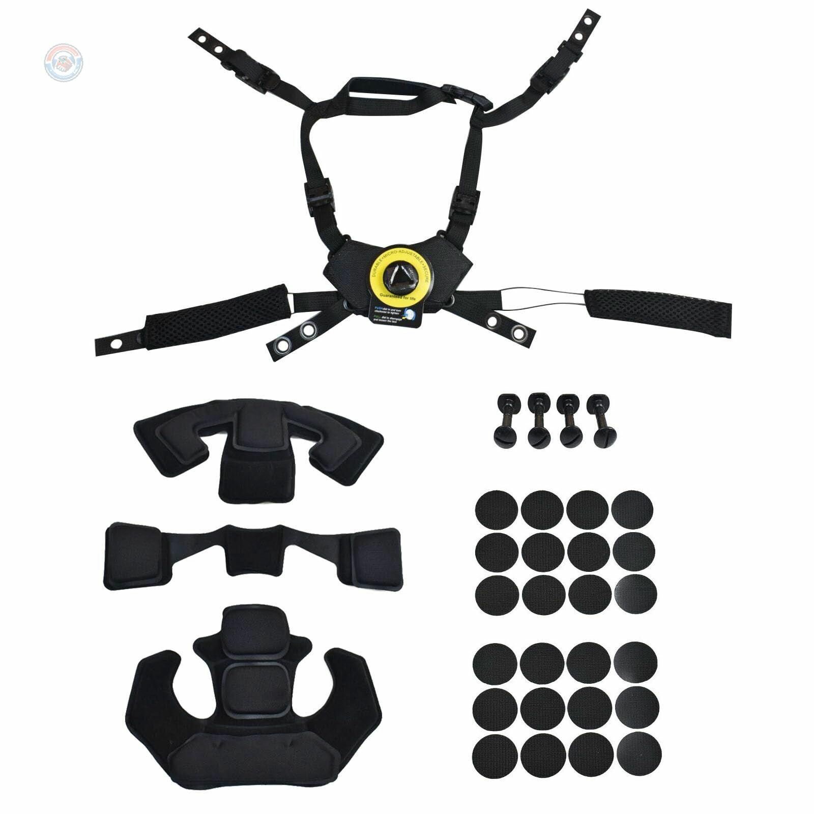 Подвесная система Team Wendy для тактического шлема с круговой затяжкой, вкладышами и эффектом памяти удобная регулировка одной рукой