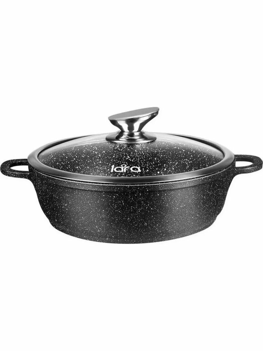 Сотейник с крышкой литой LR02-213 RIO 32см, 4.8л