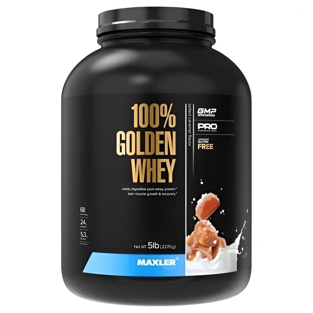 Maxler Golden Whey (2270 гр) (соленая карамель)