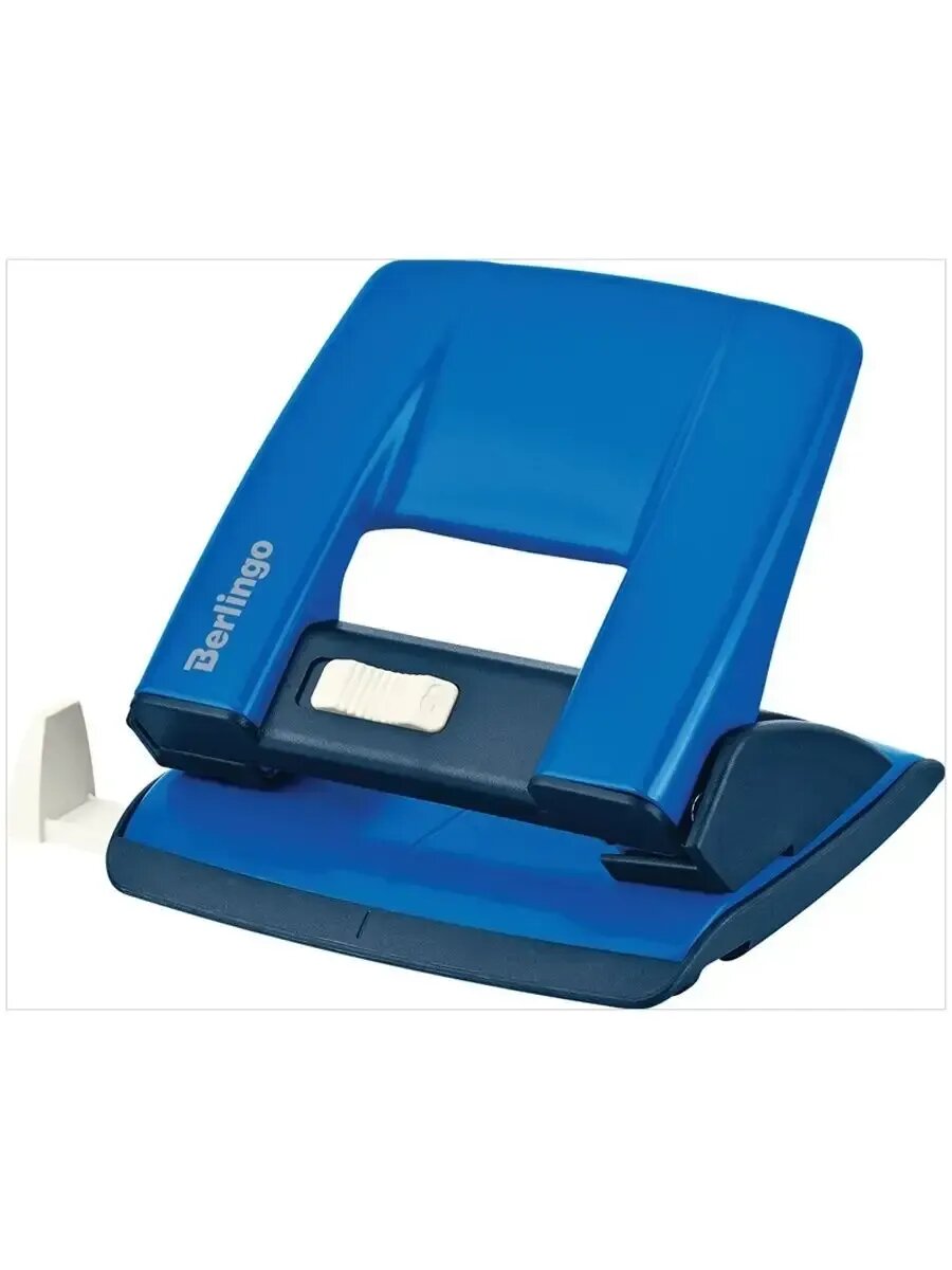 Дырокол "Power TX" 20 листов, металлический, синий