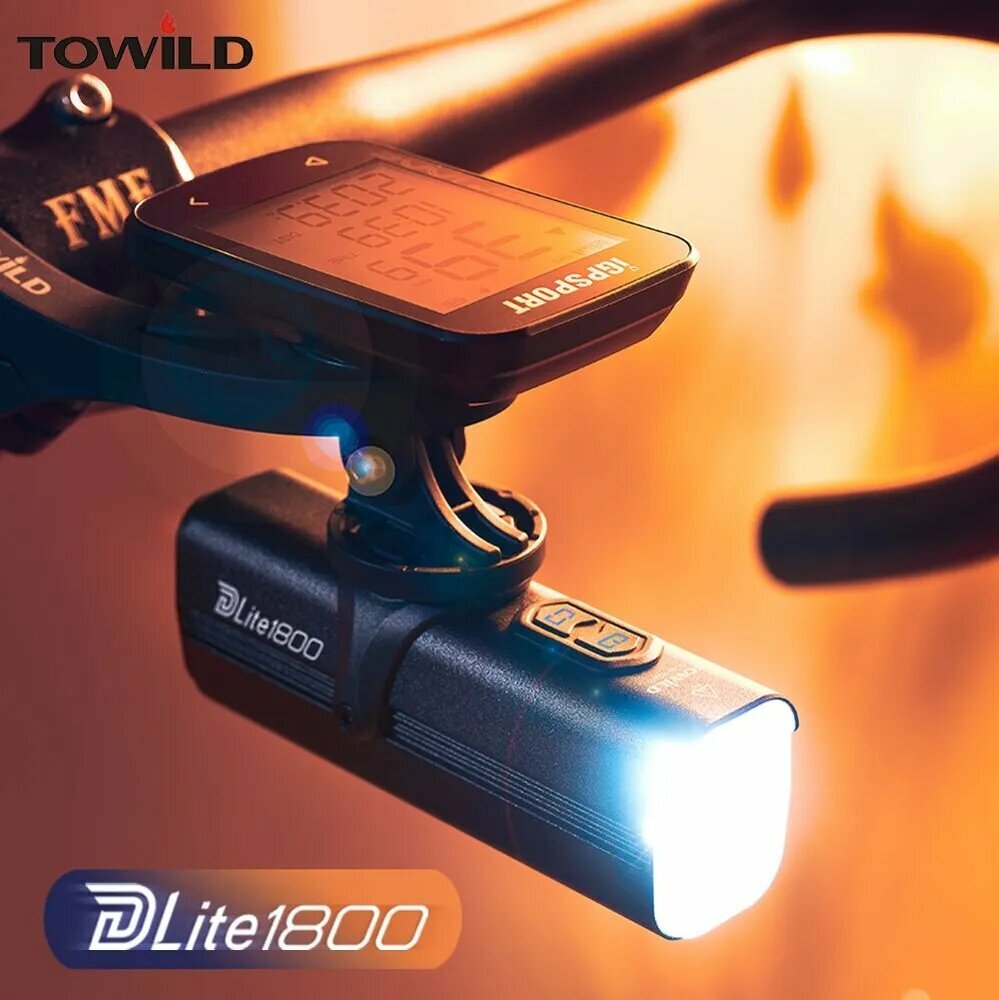 TOWILD Фара передняя для велосипеда