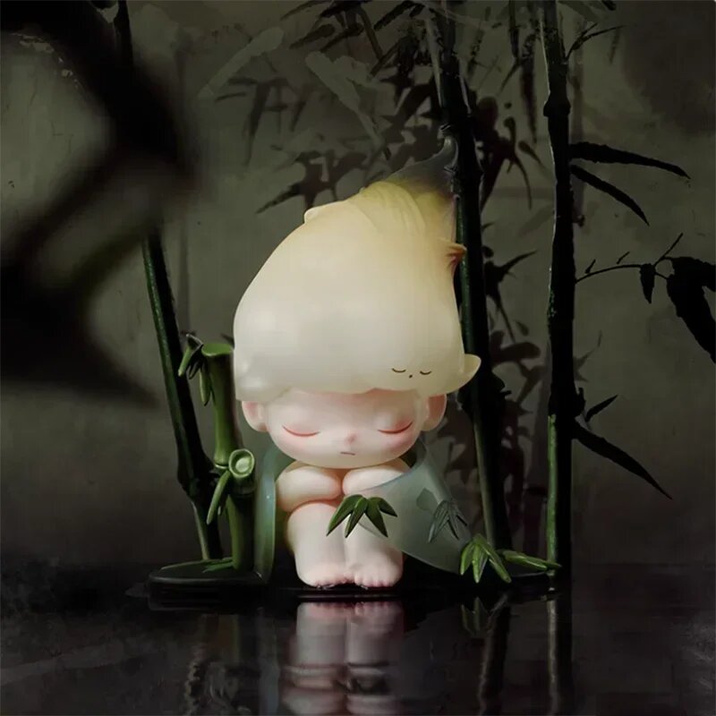POP DIMOO Stories In The Cup Series фигурки Ink Bamboo Painting