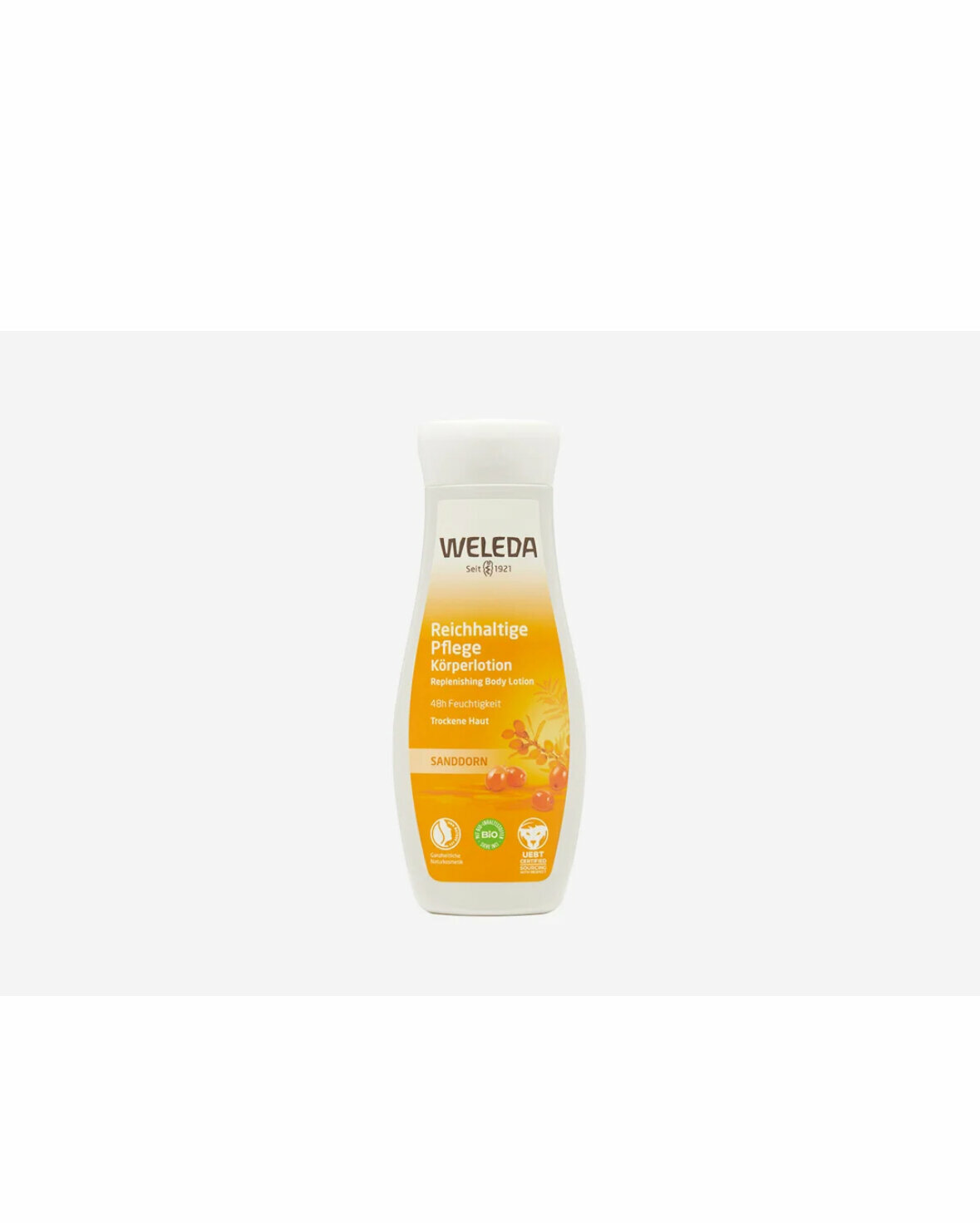 Молочко для тела WELEDA Sea Buckthorn Revitalising, тонизирующее, 200 мл