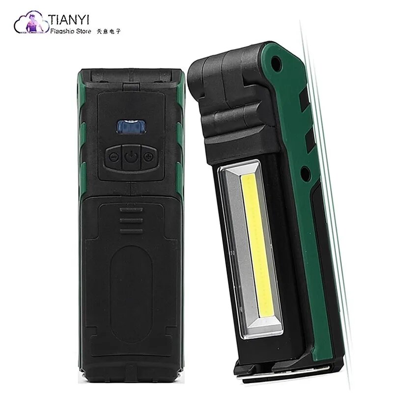 Магнитный фонарь ALIVEFIRE, 3800 люмен, B2 COB FLASHLIGHT