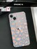 Чехол на Apple iPhone 14 / Айфон 14 с принтом Паттерн бежевый леопард, прозрачны...
