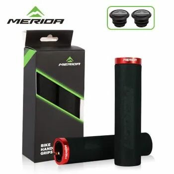 MERIDA Грипсы для велосипеда велосипедные ручки аксессуары для самоката электросамоката 2 штуки Красный