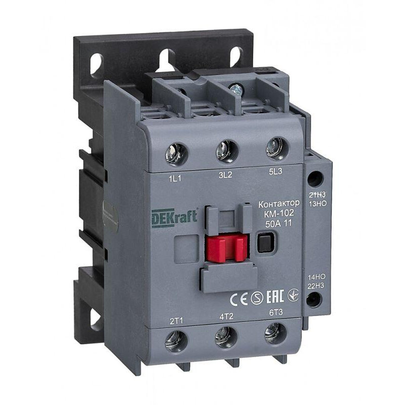Контактор КМ-102 50А кат. 110В AC 1НО+1НЗ AC-3 AC-4, SCHNEIDER ELECTRIC 22324DEK (1 шт.)