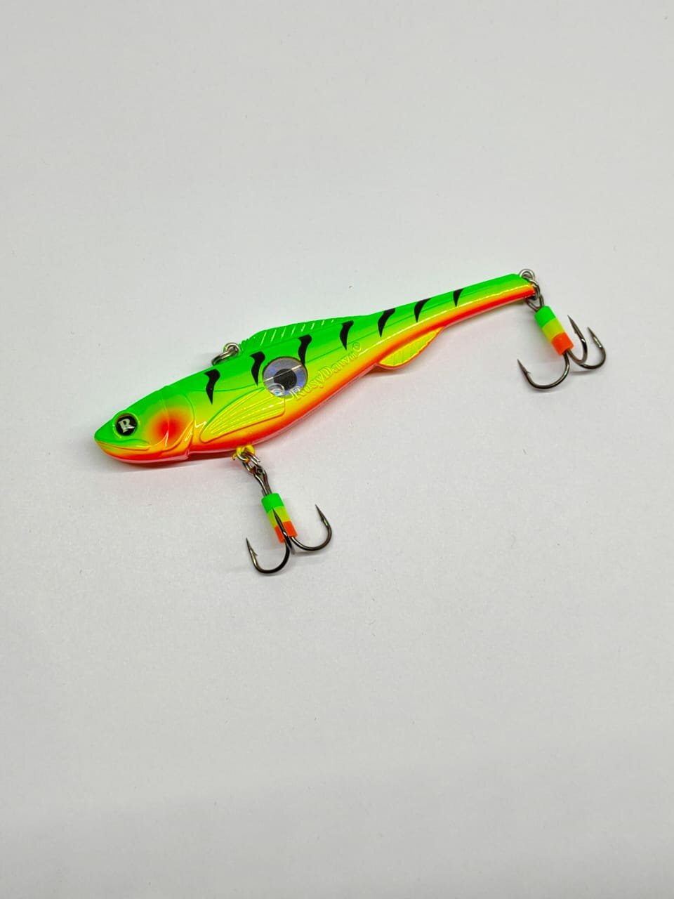 Раттлин Wagnero Vib 100мм 37г. мигающий, со светодиодами. приманка для рыбалки Воблер на щуку, судака, окуня / цвет 34