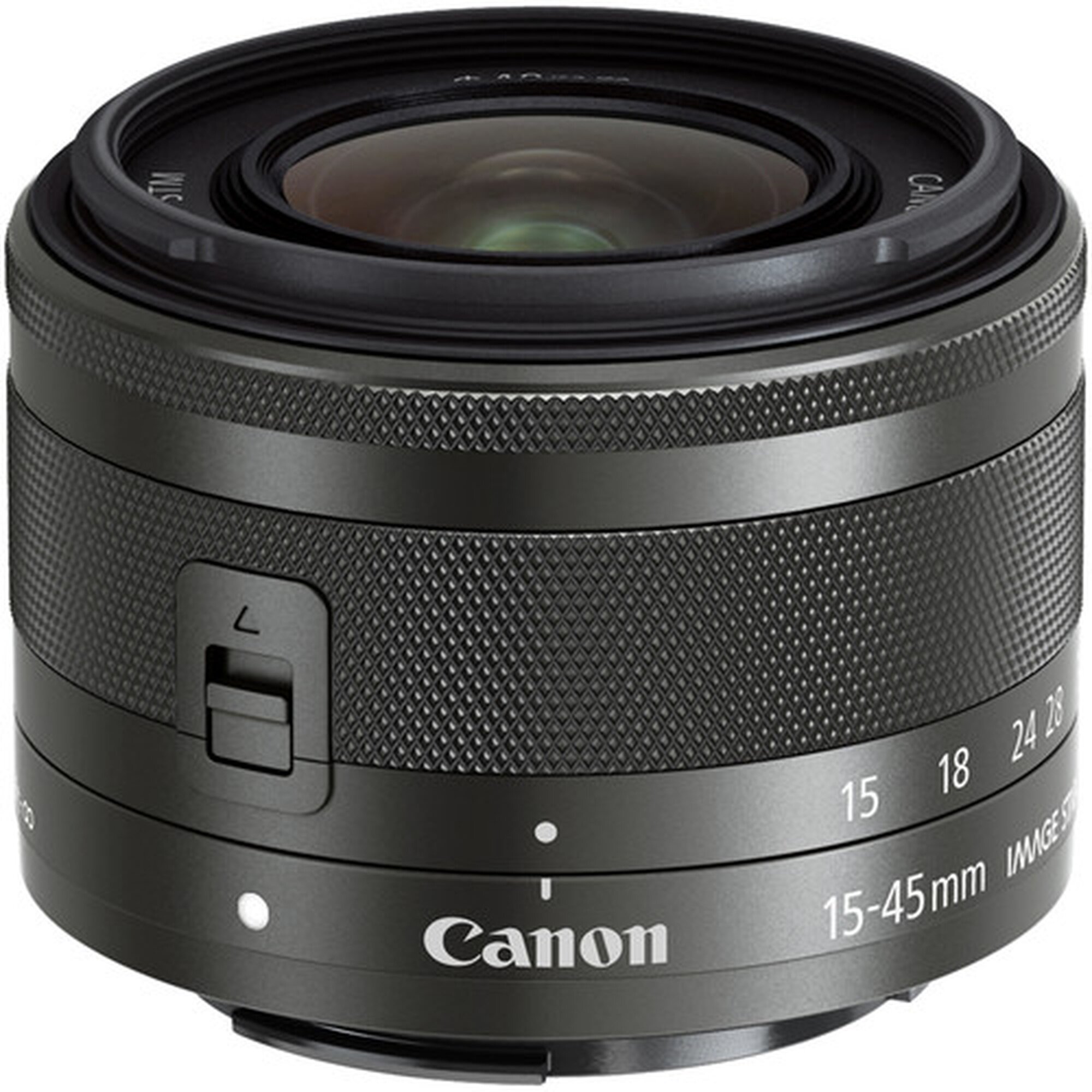 Объектив Canon EF M 15-45 mm, автофокус, пластик, цвет чёрный