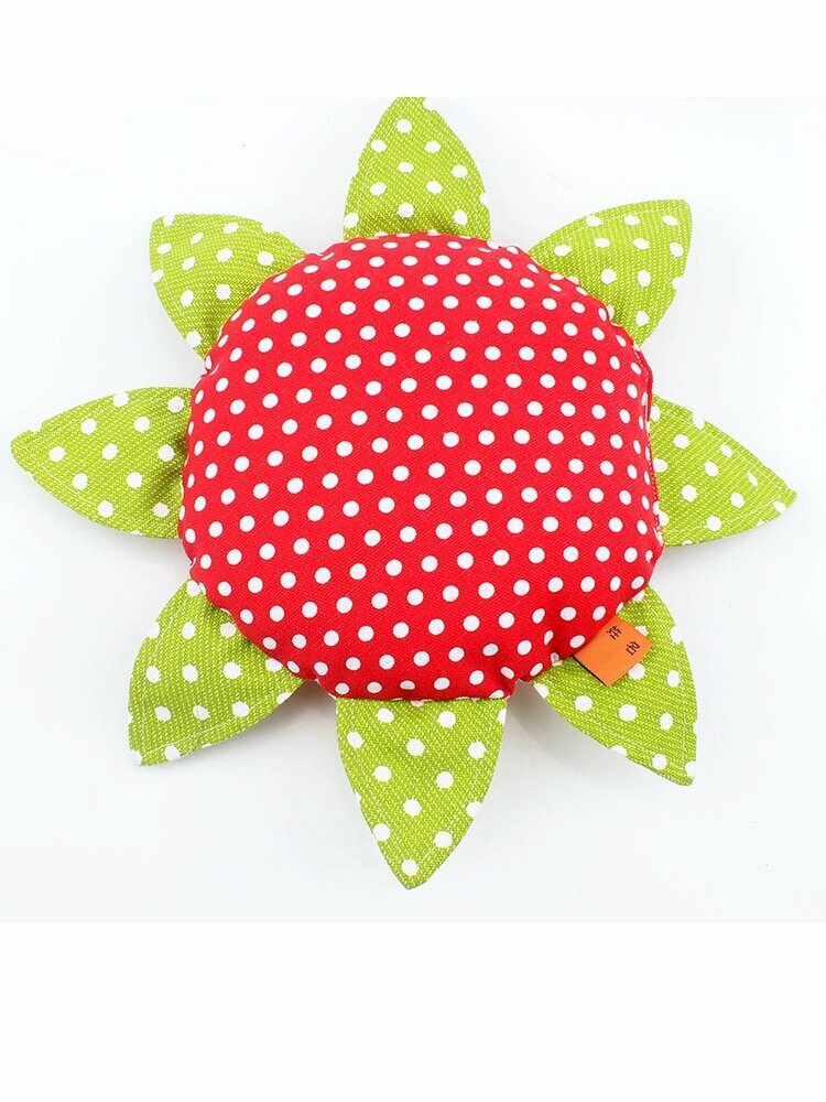 Детский тканевый мягкий диск-фрисби, холщовый летающий диск ручной работы для детского сада, интерактивная уличная