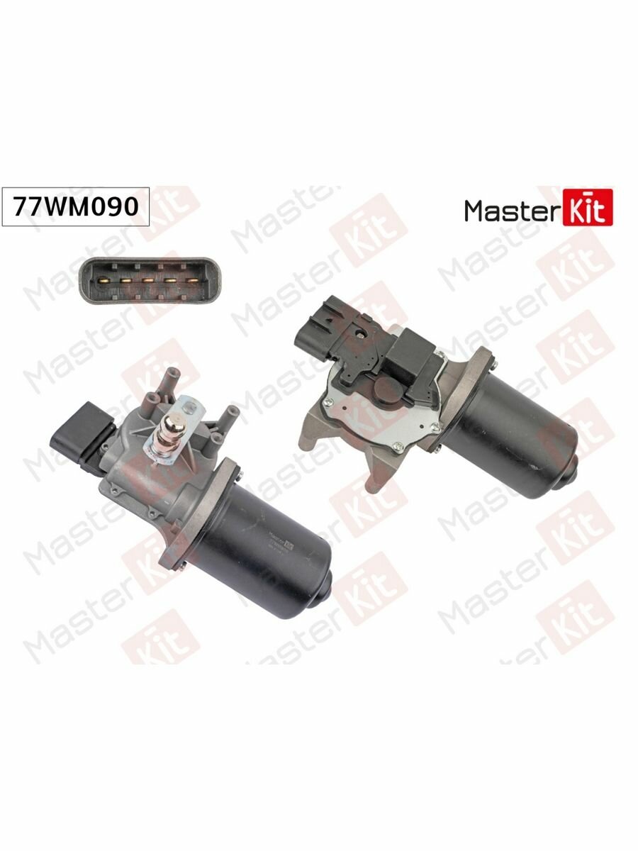 Мотор стеклоочистителя для а/м FIAT Ducato; PEUGEOT Boxer / Фиат Дукато, Пежо Боксер, MASTERKIT 77WM090