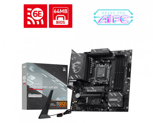 Материнская плата Msi B850 GAMING PRO WIFI6E (AM5, mATX)