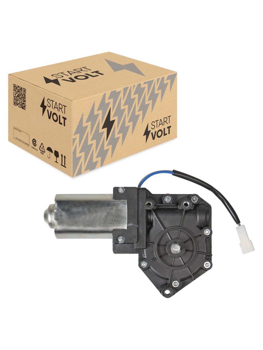 Двигатель стеклоочистителя для а/м ВАЗ 2110 "STARTVOLT" (правый) (тип КЗАЭ)