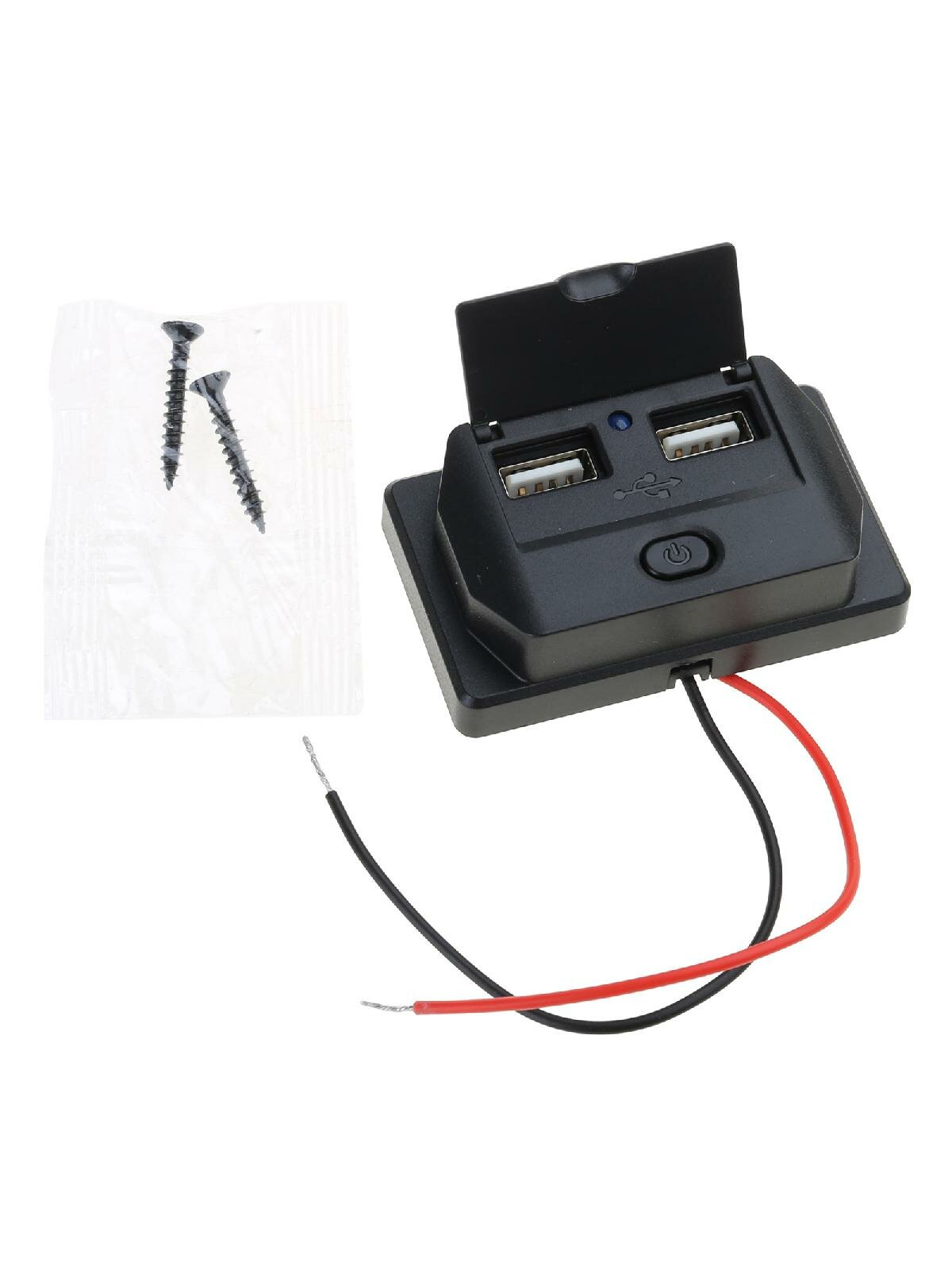 3.1A 12-24 В USB-зарядка для автокемперов RVS Гнездо быстрой зарядки Панель адаптера питания