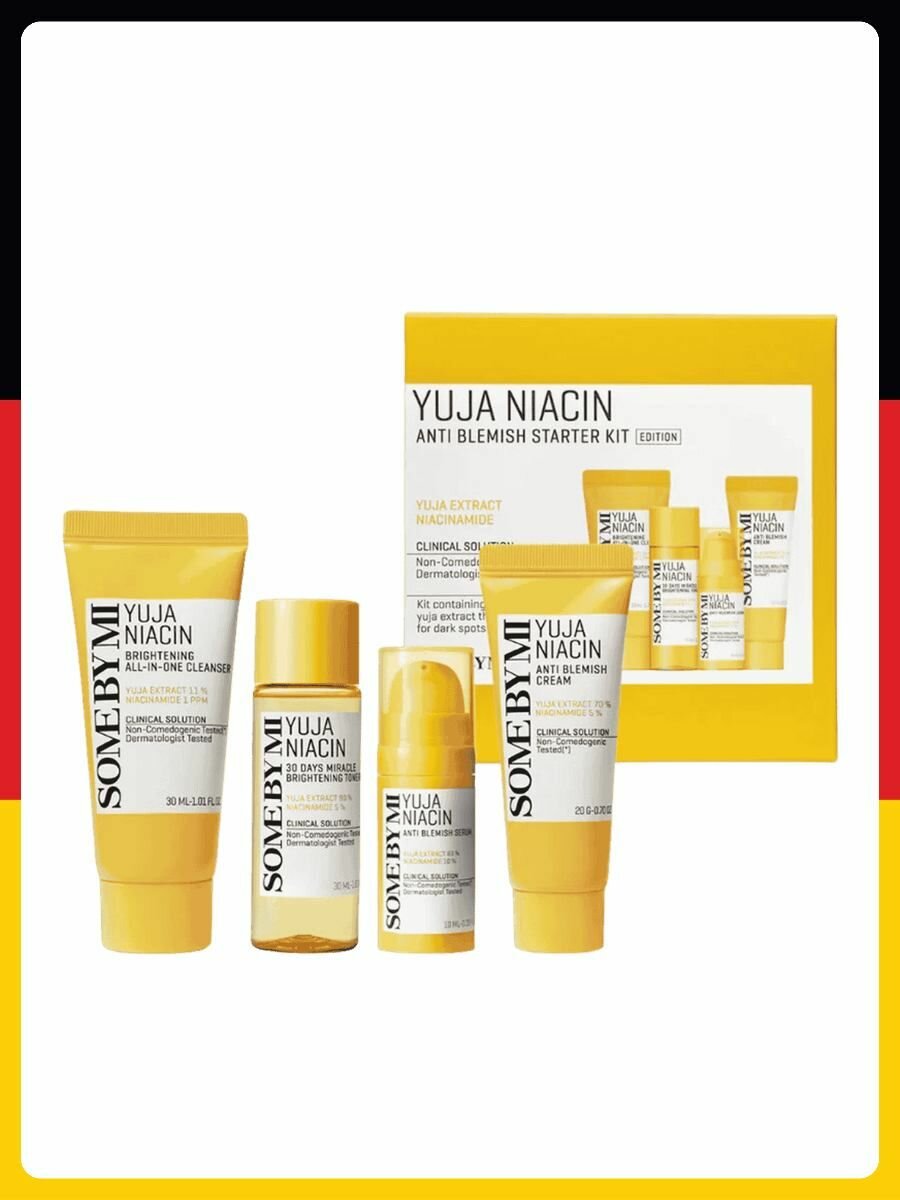 Набор уходовой косметики Some By Mi SOMEBYMI Yuja Niacin Anti Blemish Starter Kit