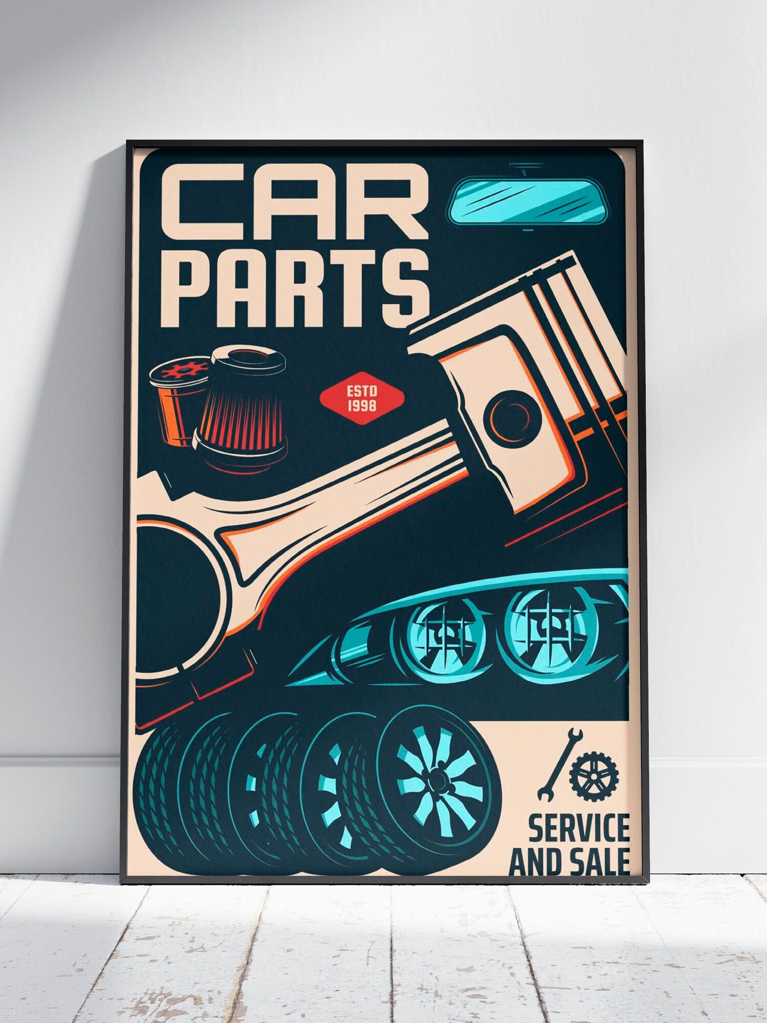 Плакат на стену для интерьера Декор Гараж и Автомобильные Цитаты (Garage Decor and Car Quotes 16) - Постер по машинам формата A4 (21x30 см)