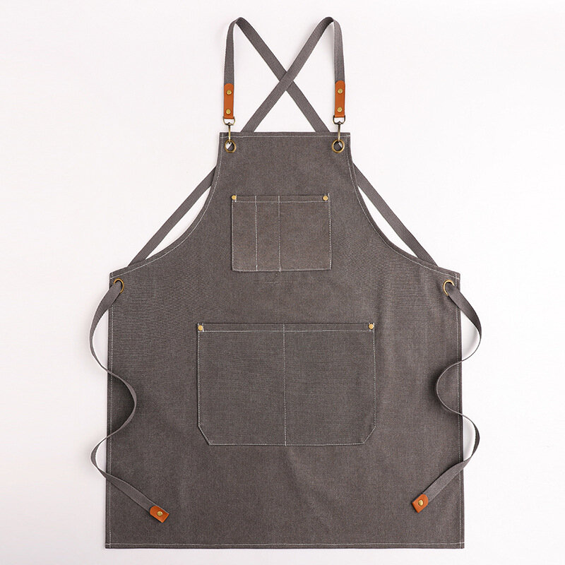 Джинсовый бариста мастер деревообрабатывающий инструмент холст фартук работа мужчины повар Кухня домашняя столовая