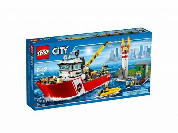 Lego 60109 City Пожарный катер
