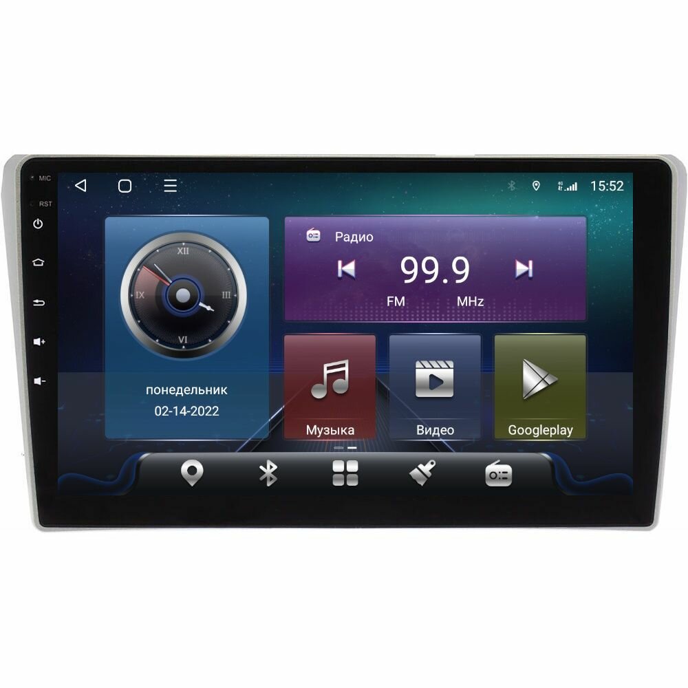 Магнитола CRS-300 Тойота Авенсис T250 9 дюймов черная Toyota Avensis II 2003-2008 - Android 13 - Процессор 8 ядер - Память 6+128Gb - Carplay - DSP 36 полос - 4G(Sim)