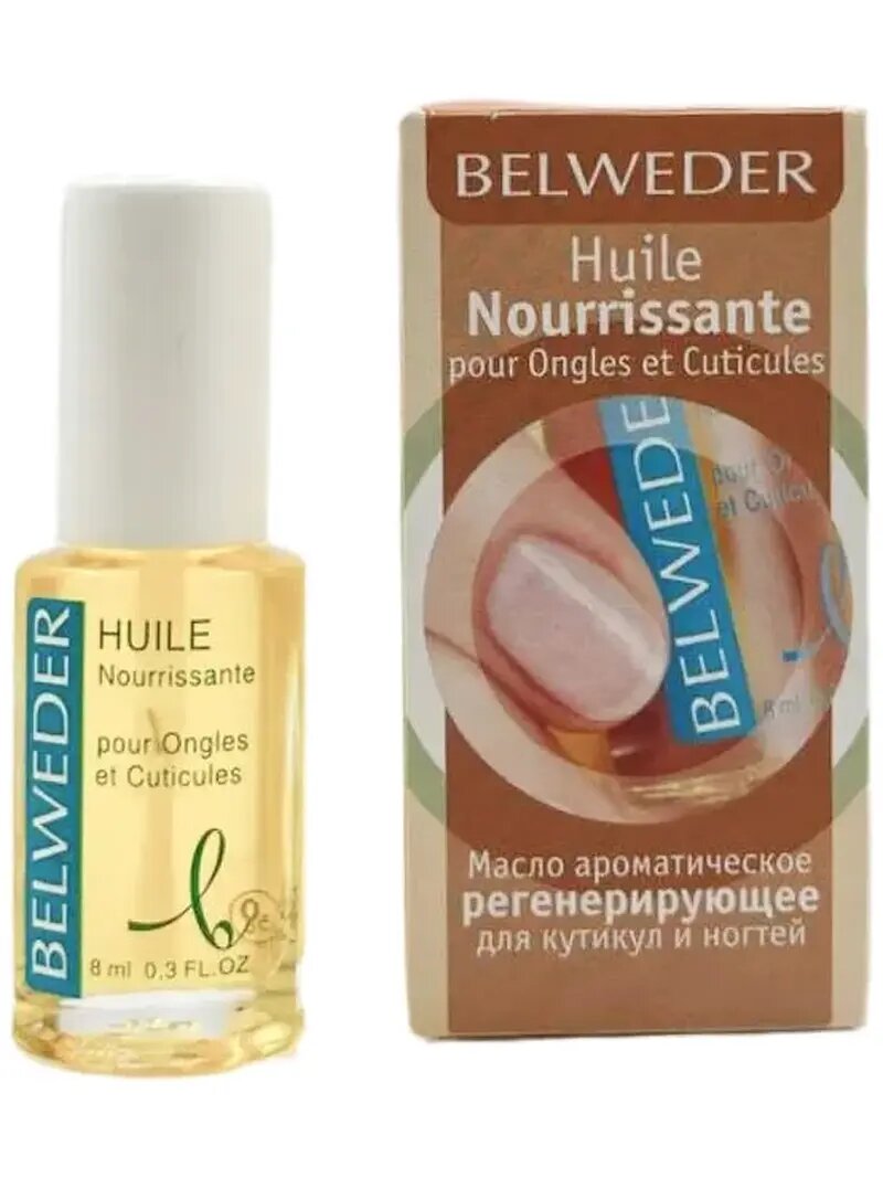 Масло Belweder, ароматическое, регенерирующее, для кутикул и ногтей, 8 мл