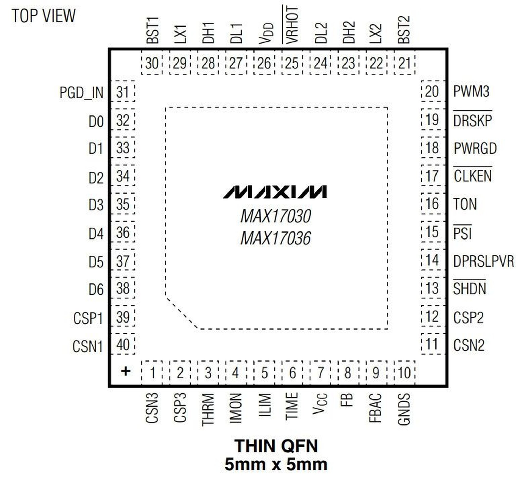 Микросхема MAX17030