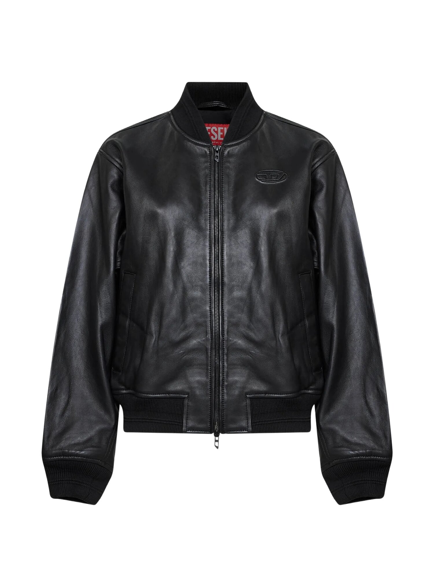 Куртка Zip-up leather jacket