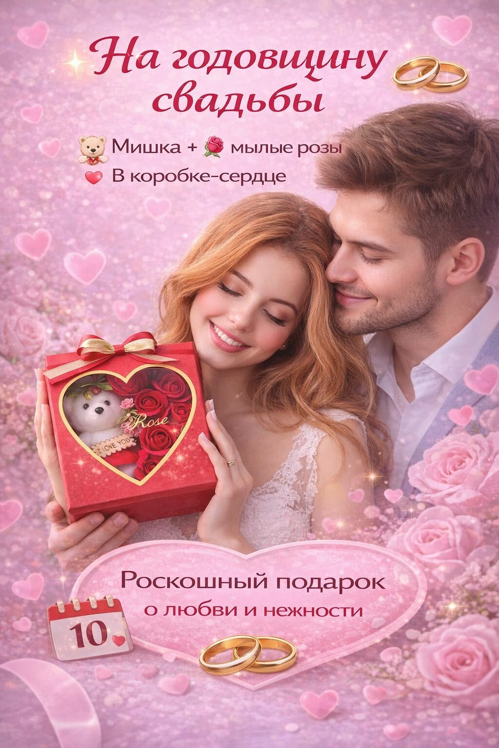 Рромантический подарок на годовщину свадьбы