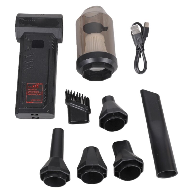 Высокоскоростная Ручная Воздуходувка и пылесос 2 в 1 С бесщеточным двигателем 150000 об/мин Подходит для эффективной уборки домашнего офиса