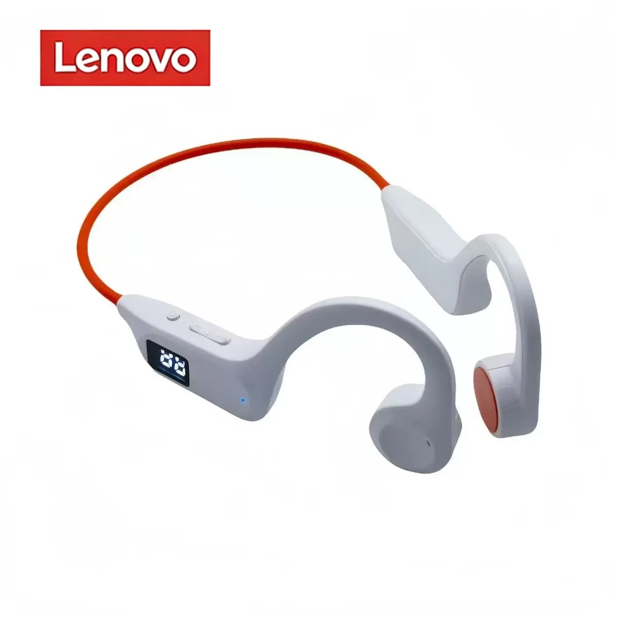 Lenovo X7 Беспроводные наушники с костной проводимостью Белый, Orange 1pcs