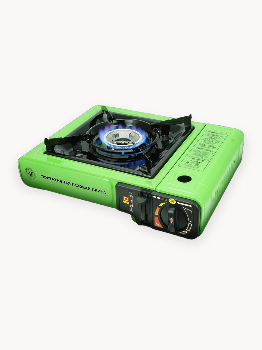 Походная газовая плита туристическая портативная плитка горелка под цанговый баллон (без газового баллона)