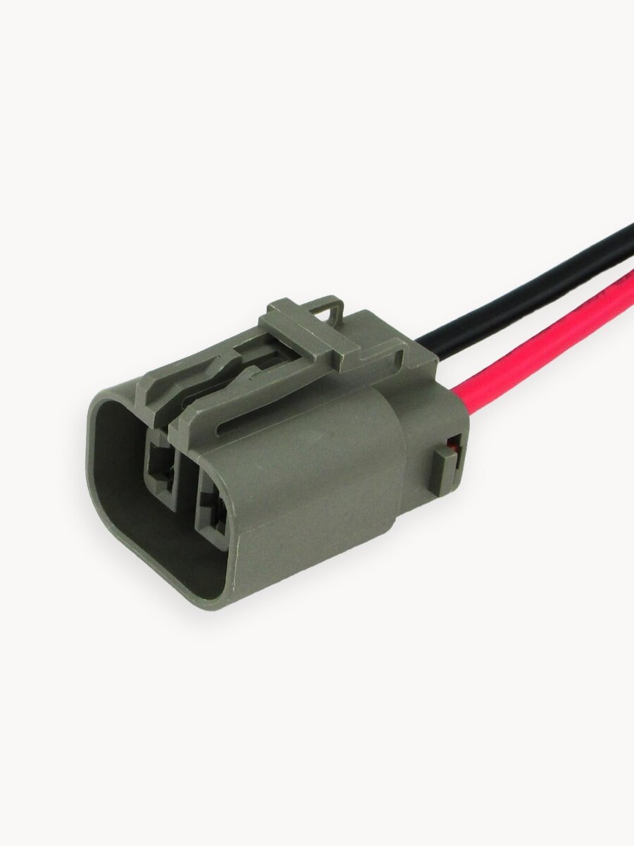 Разъем автомобильный (2 pin) 2 контакта к генератору для Тойота (Toyota) Форд (Ford) Мазда (Mazda) Митсубиси (Mitsubishi) с проводами ОЕМ номер 7223622440