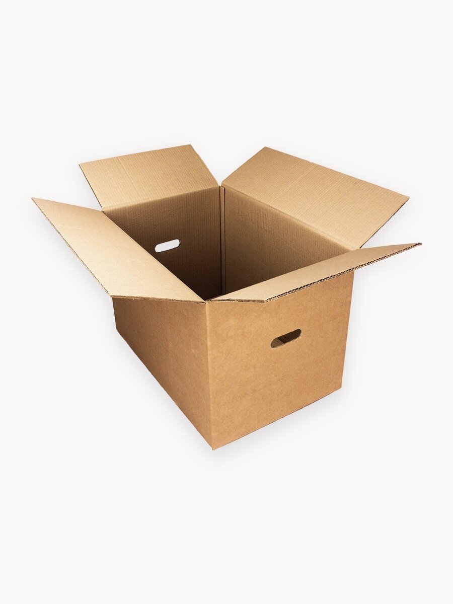 Коробки картонные с ручками 59х39х39 см - 10 шт. Т-24. Очень прочные. Для переезда и хранения