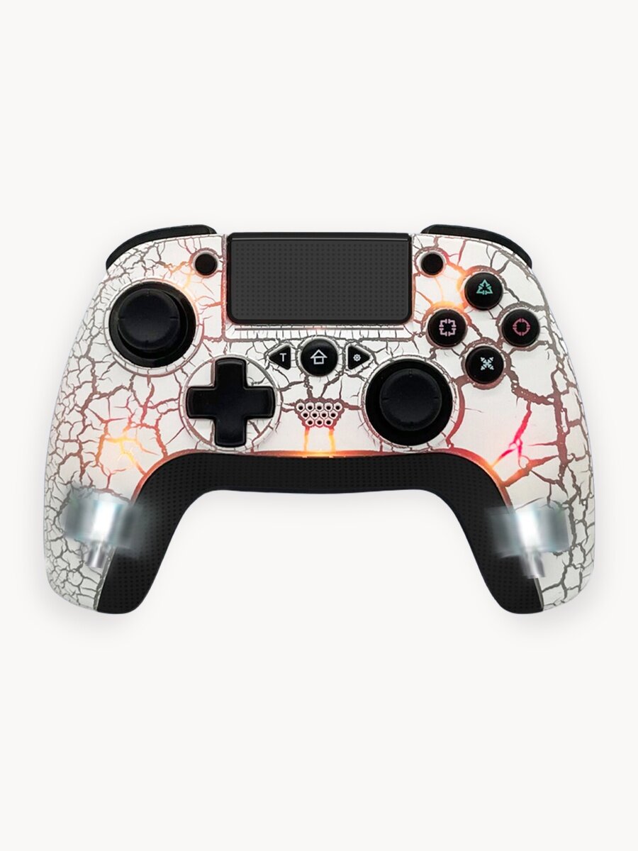 Джойстик PS4, беспроводной геймпад PS4 с поддержкой макросов и RGB-подсветкой POWERHUB