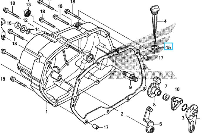 Уплотнительное кольцо, 18x31; Артикул Honda: 91307KRM840 (Оригинал)