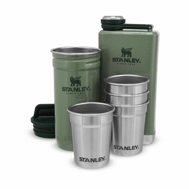 Набор походной посуды Stanley Adventure Pre-Party Shot Glass + Flask (Hammertone Green)