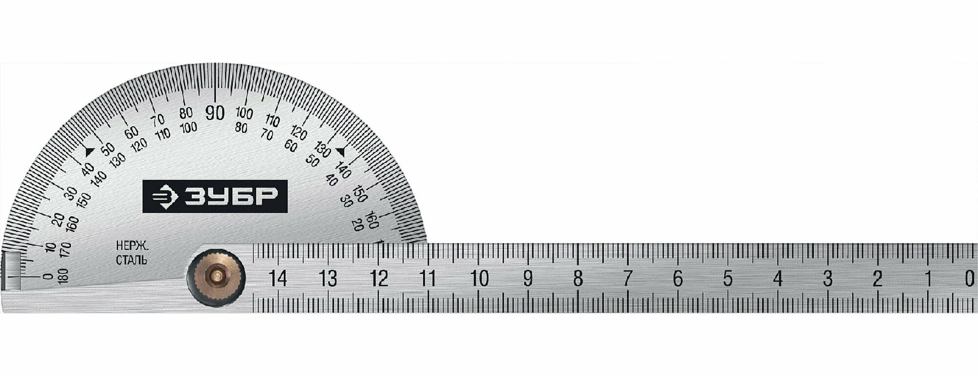 ЗУБР 100 мм, нерж. сталь, транспортир (34292_z01) (34292_z01)