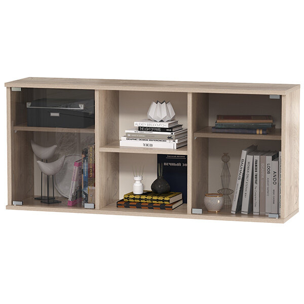 КР100 Бостон 10.51 Шкаф навесной, цвет дуб эндгрейн элегантный