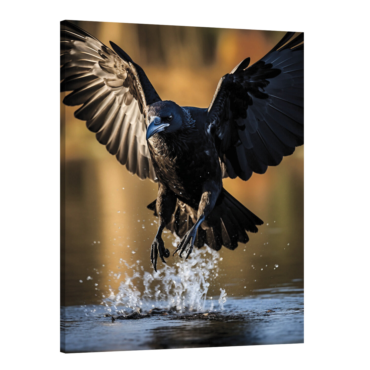 Интерьерная картина 50х70 "Воронье погружение"