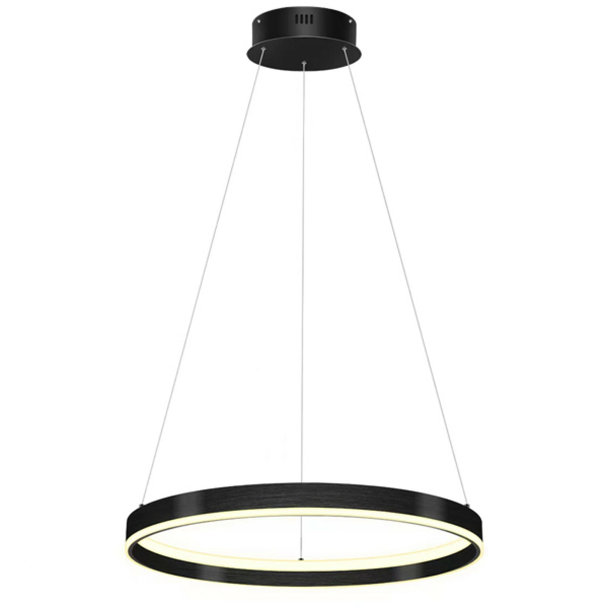 Лампы светодиодные Lightstar 736407 Люстра ROTONDA 91W LED 2976LM 120G черный 3000-6000K