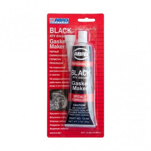 ABRO Герметик прокладок Masters черный (до 260°С) 85гр