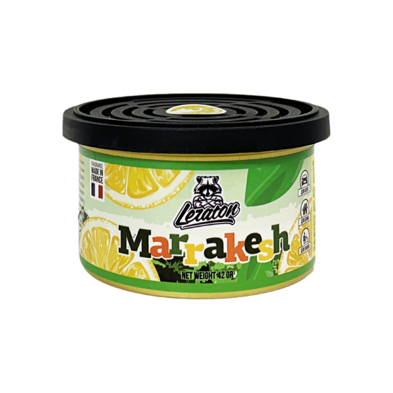 Leraton Ароматизатор для автомобиля в банке Marrakesh (Lemon Squash/Лимонад)