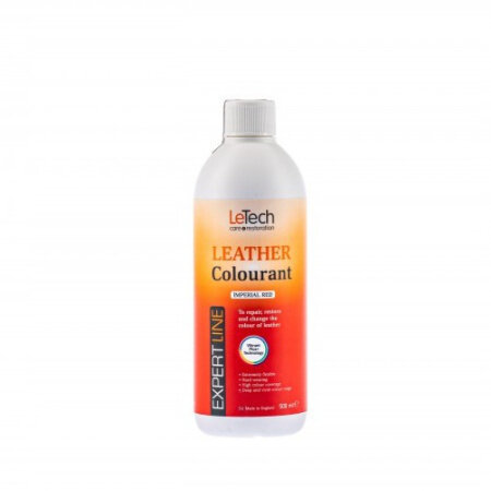 LeTech Expert Line Краска для кожи (Leather Colourant) Imperial Red, 500мл