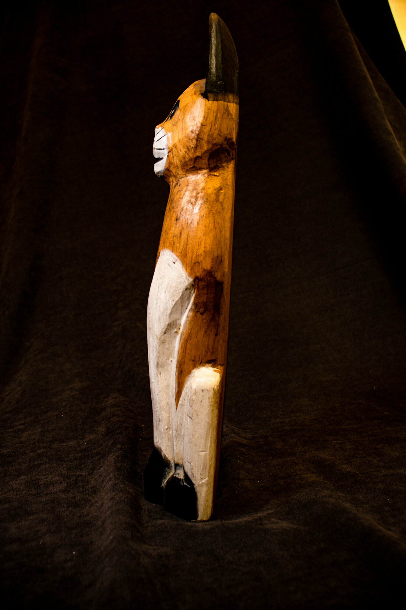 Статуэтка Кошка деревянная