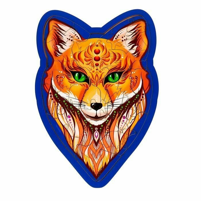 Мировые головоломки. Пазл фигурный "Лиса"