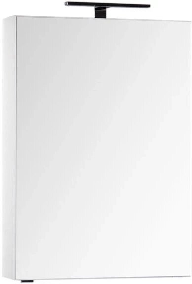 Зеркальный шкаф 60x85 см белый Aquanet Алвита 00183994