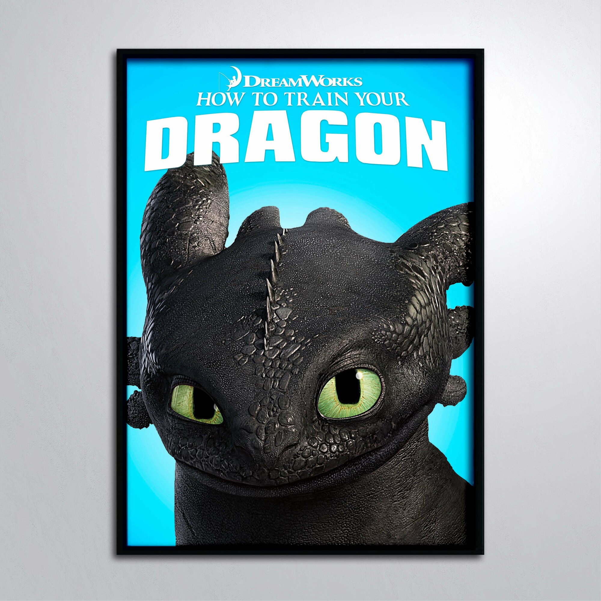 Постер без рамы/Как приручить дракона Зубастик How to Train Your Dragon